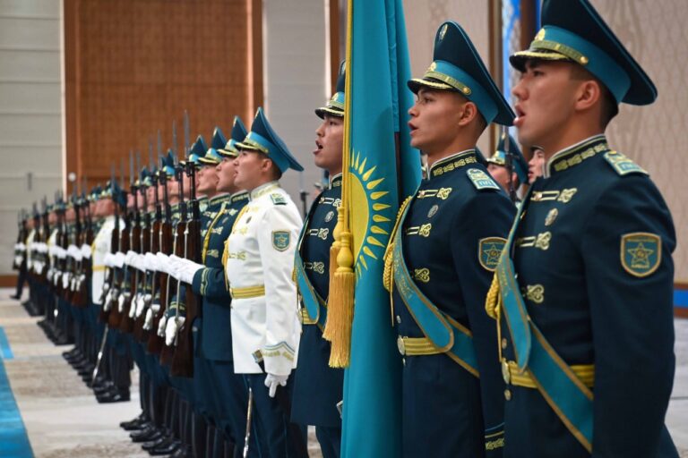 Во Дворце Независимости состоялась официальная церемония встречи ...